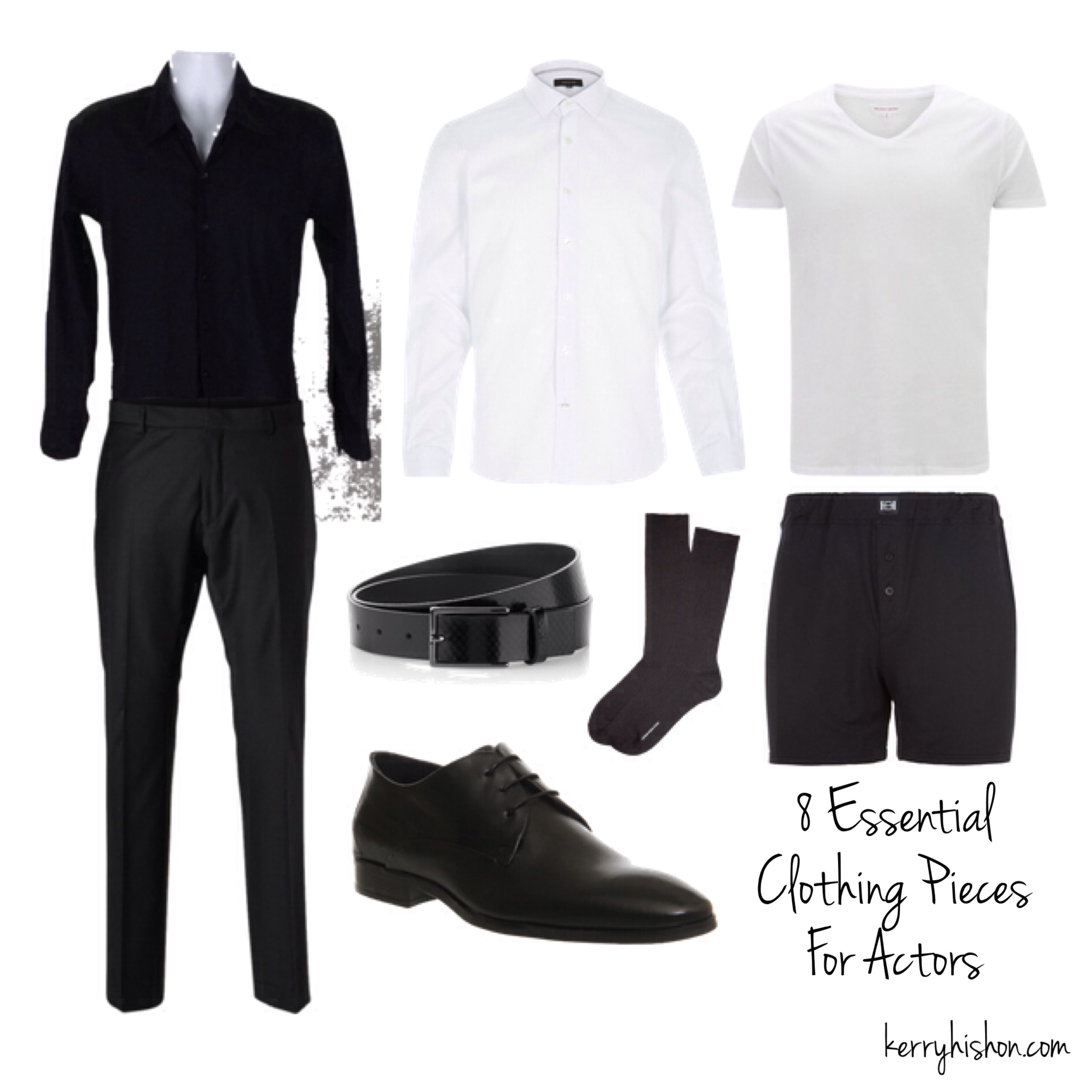 8 Essential Clothing Pieces For Actors – Kerry Hishon