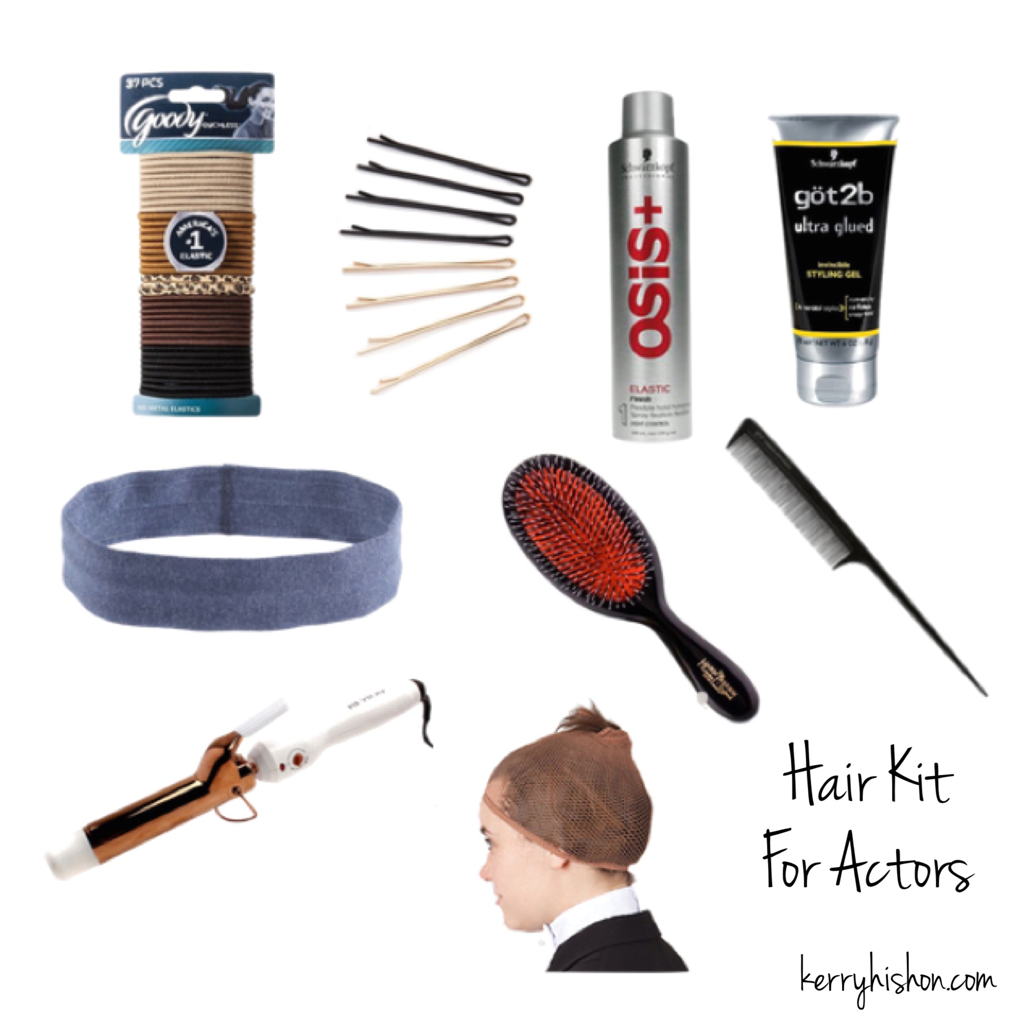 9 Items That Should Be In Every Actor’s Hair Kit – Kerry Hishon